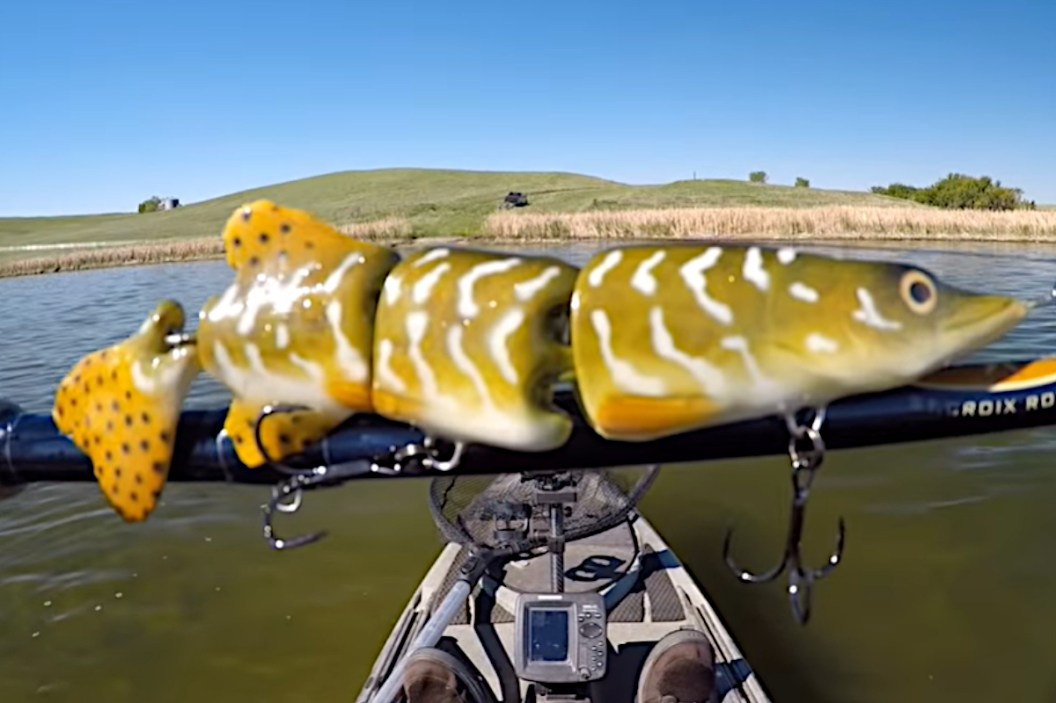 Big Pike Hammer Homemade YouTube Play Button Lure - Wide Open Spaces