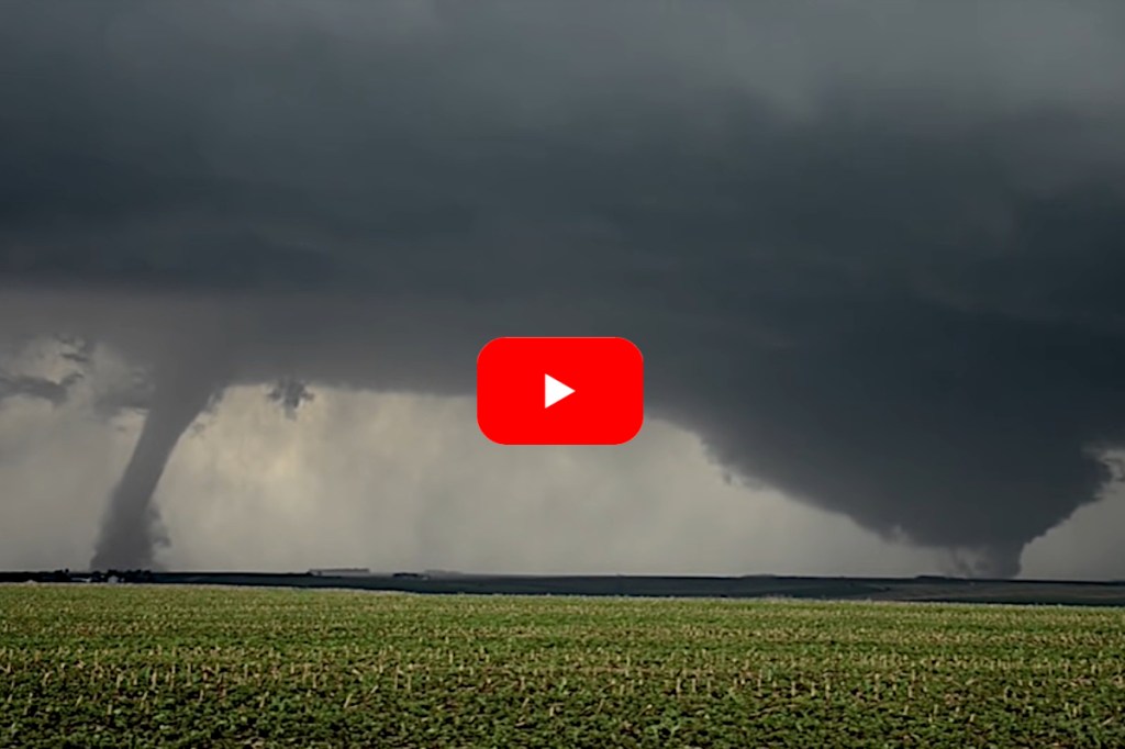 Twin Tornadoes Tear Across the Nebraska Countryside From One Massive Storm - Wide Open Spaces