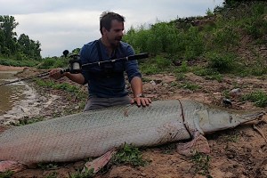 Massive Prehistoric Hybrid Gar Caught in Texas - Wide Open Spaces