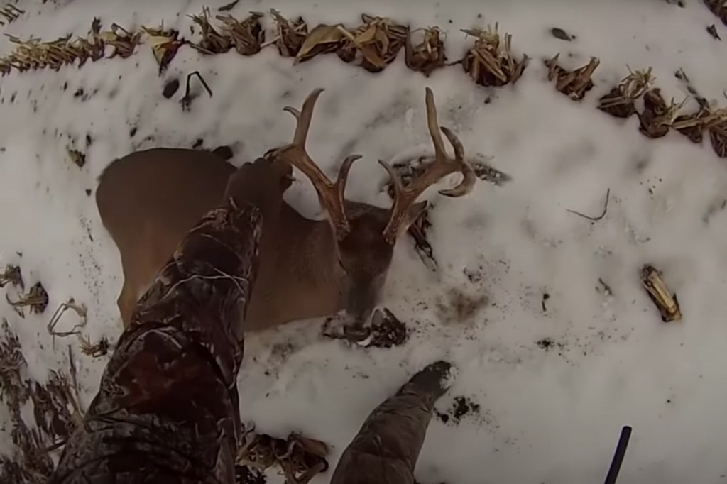 Hunter Makes Perfect Shot on Running Buck - Wide Open Spaces