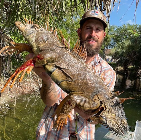 Florida Iguana Hunter Mike Kimmel is Taking It to the Invasive Species