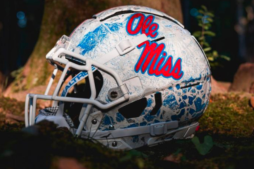 Ole Miss Football and Realtree Team Up for New Helmet Design
