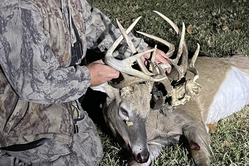 Hunter Harvests Buck Still Carrying His Dead Rival in Missouri