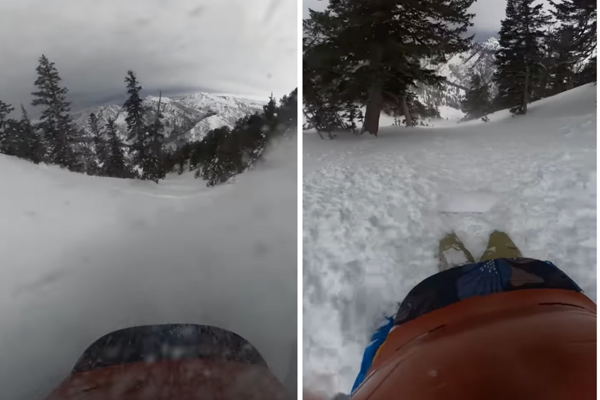 This Alaskan Avalanche Caught on Video Takes no Prisoners - Wide Open ...