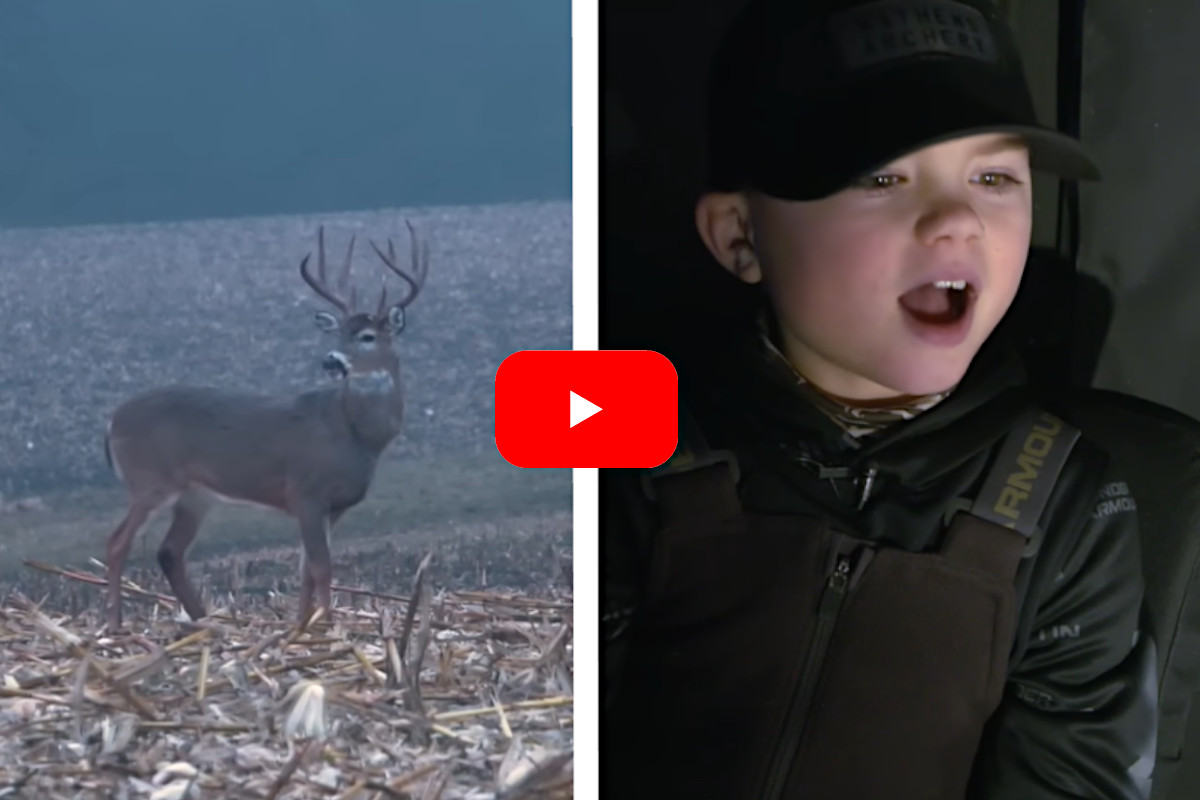 Lee and Tiffany Lakosky's Son Cameron Bags First Buck Ever