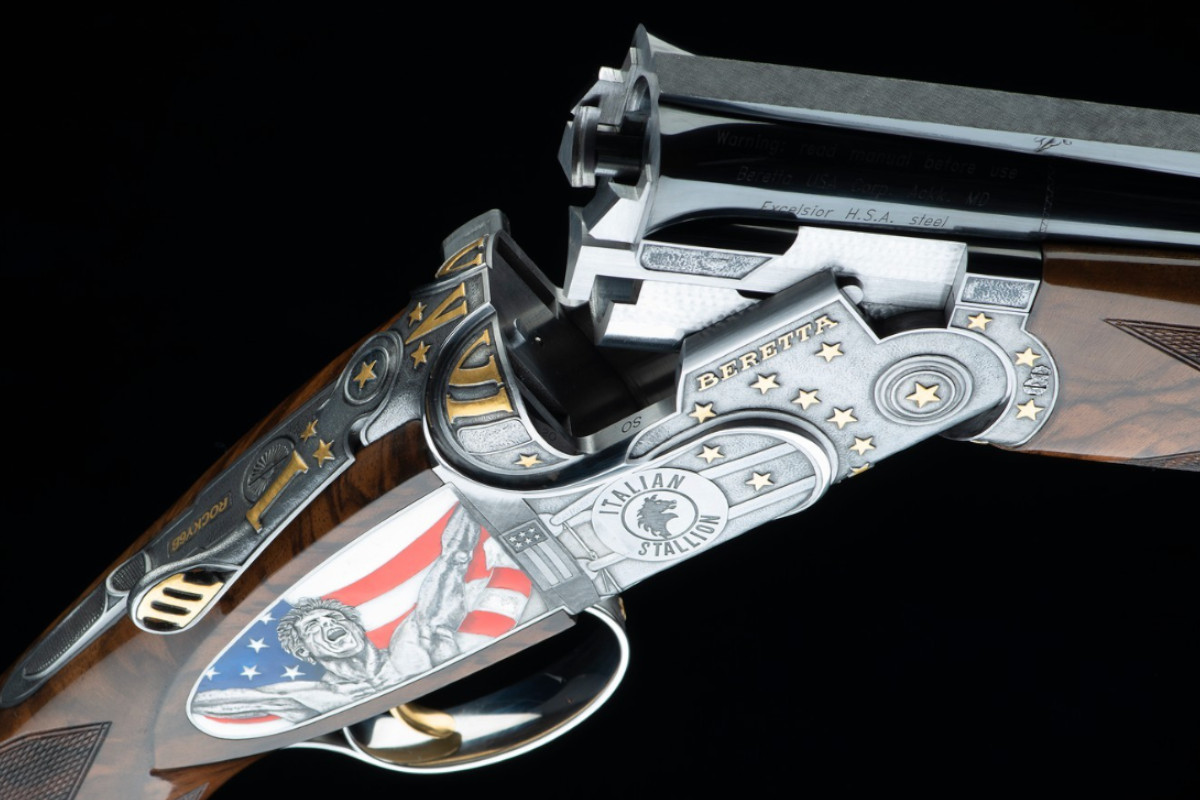 Sylvester Stallone's Custom Beretta Shotgun is a Work of Art
