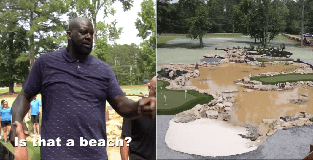Shaq Builds $500K Koi Pond, Names 35-Pound Fish 'Charles Barkley'