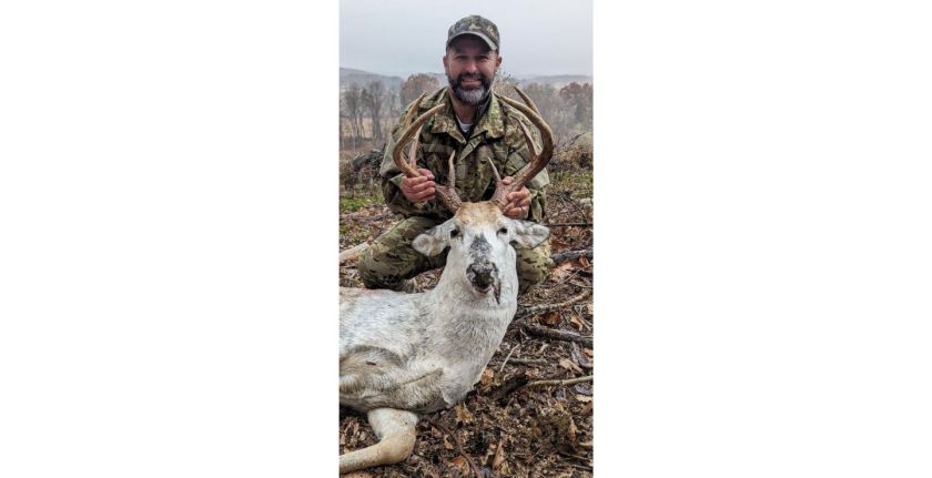 Virginia Man's First Deer Is A Rare White Buck