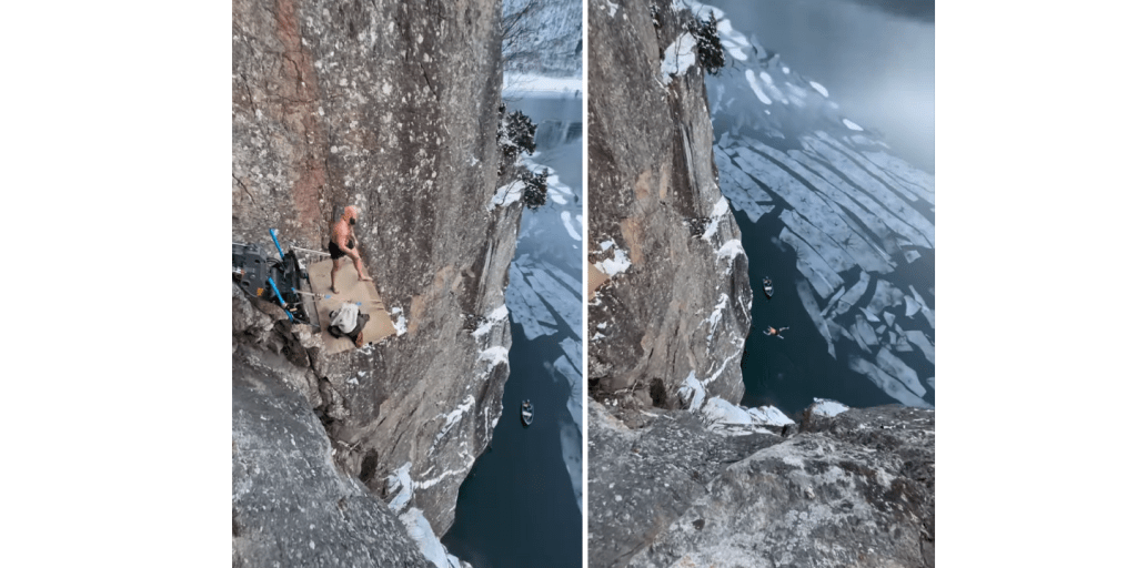 Watch: Ken Storne's Death Dive Breaks World Record
