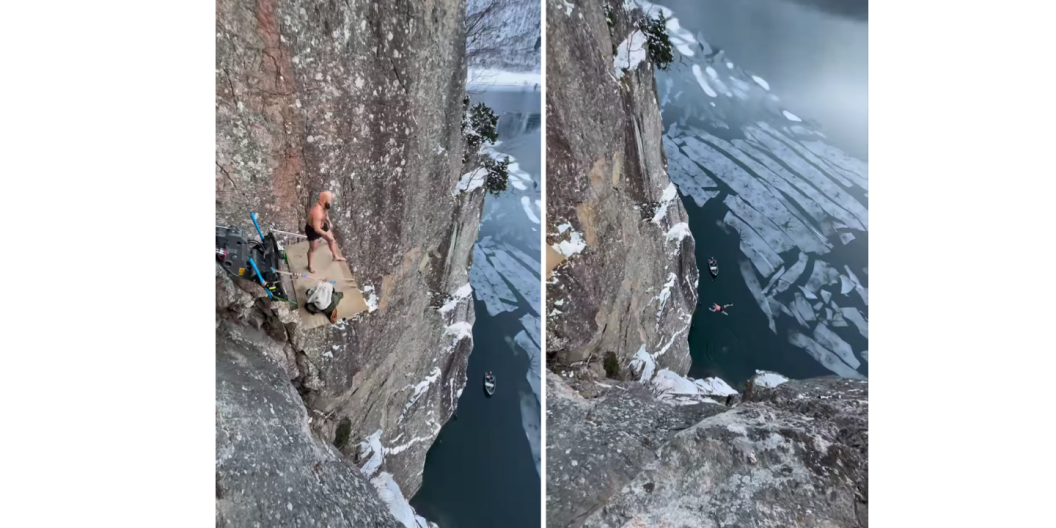 Watch: Ken Storne's Death Dive Breaks World Record