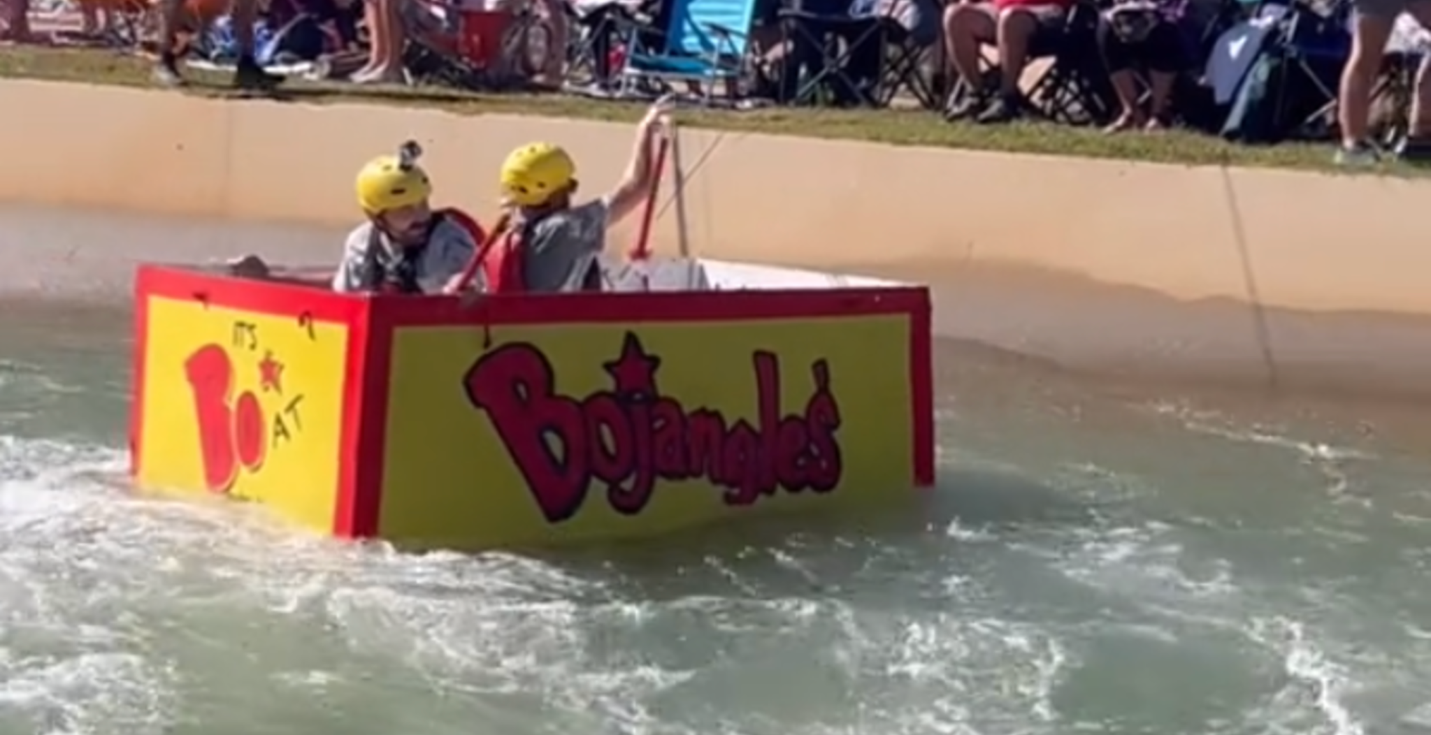 Giant Bojangles Box Boat Goes Viral At North Carolina's Build Your Own ...