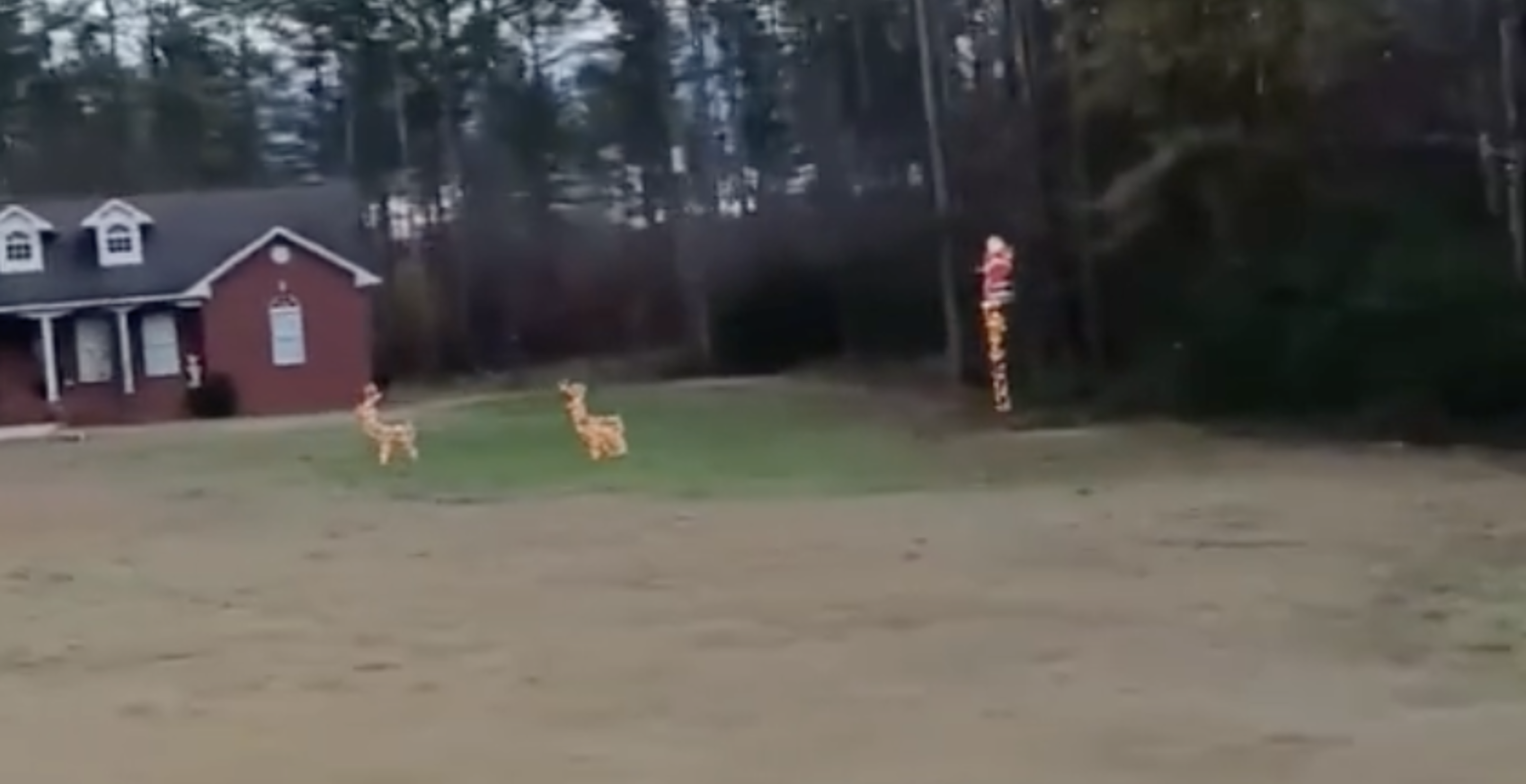 Santa Claus Goes Viral For Sitting In A Deer Stand In Hilarious Photo ...