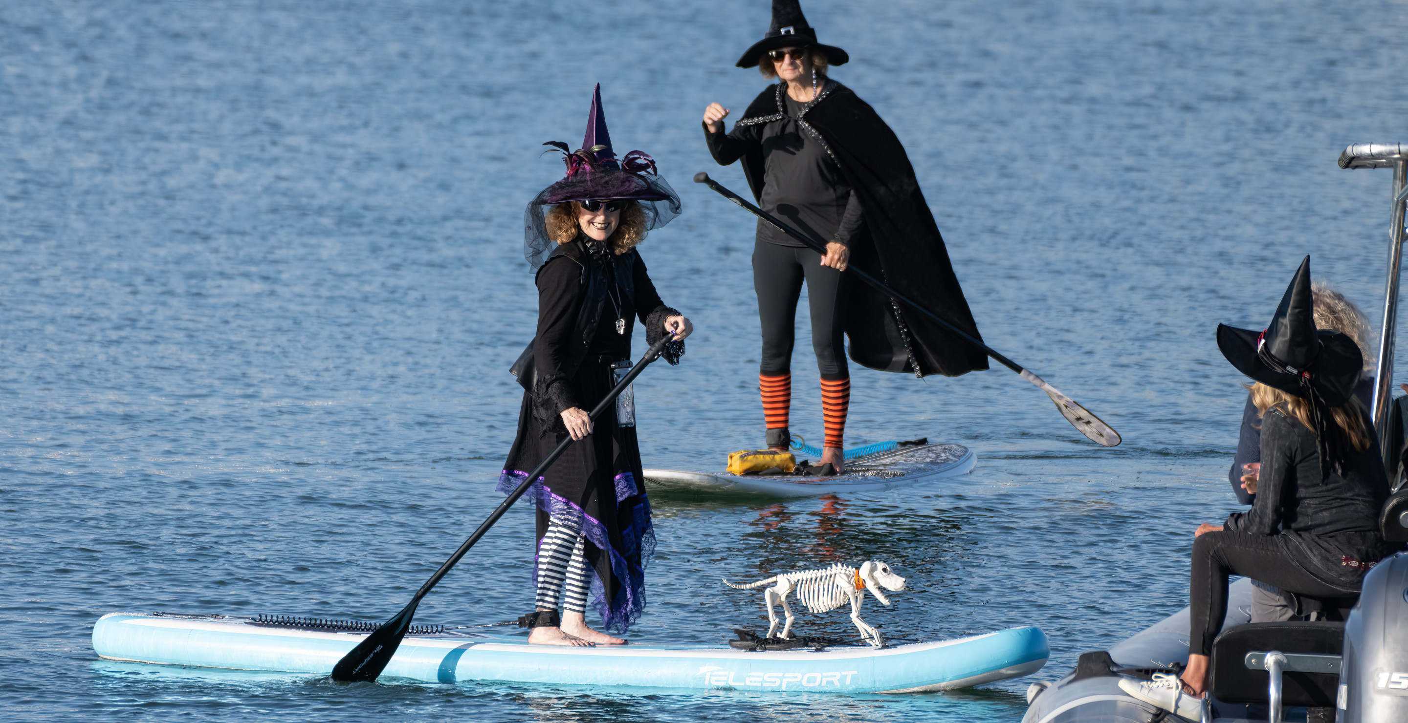 Paddleboarding Witches Over Take New Jersey Lake In Viral Video - Wide ...